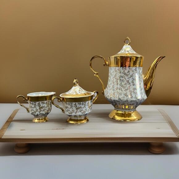 Other | Vintage Tea Set Royal Crown 170 Hand Painted Gold Trim Japan ...
